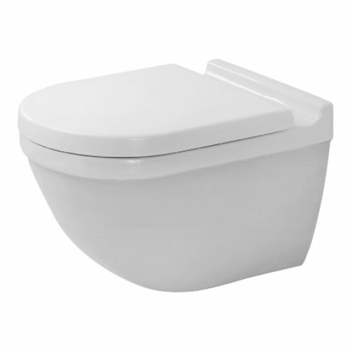 Унитаз подвесной Duravit Starck 3 2527090000, без сиденья, цвет белый