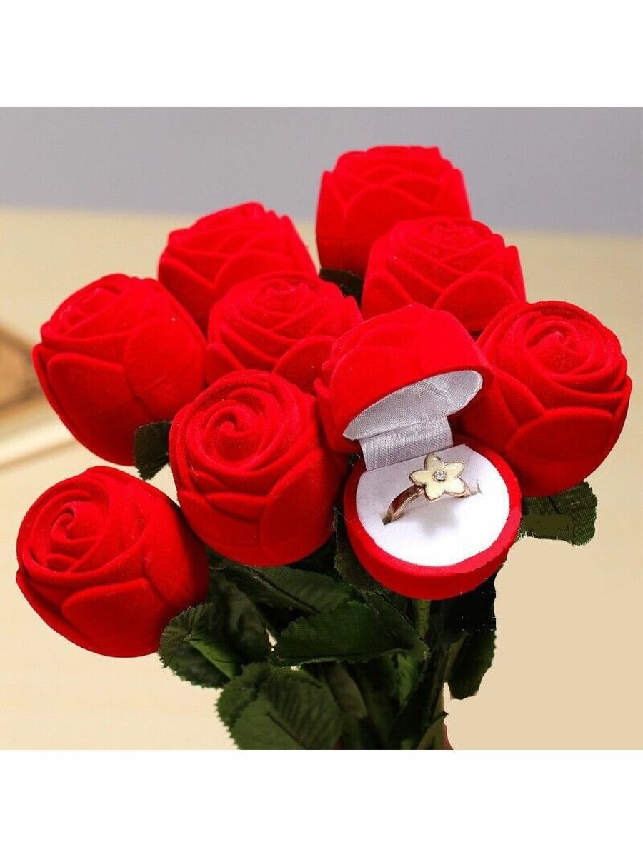 Футляр для хранения ювелирных украшений "Роза"