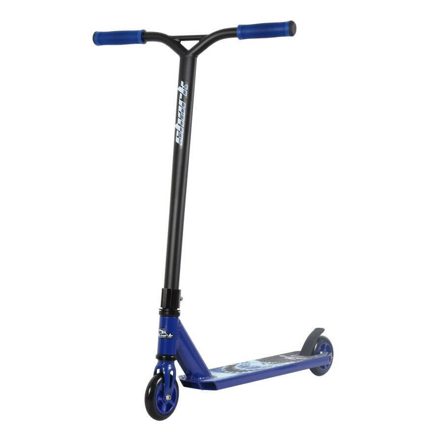 Самокат трюковый SHARK черный синий