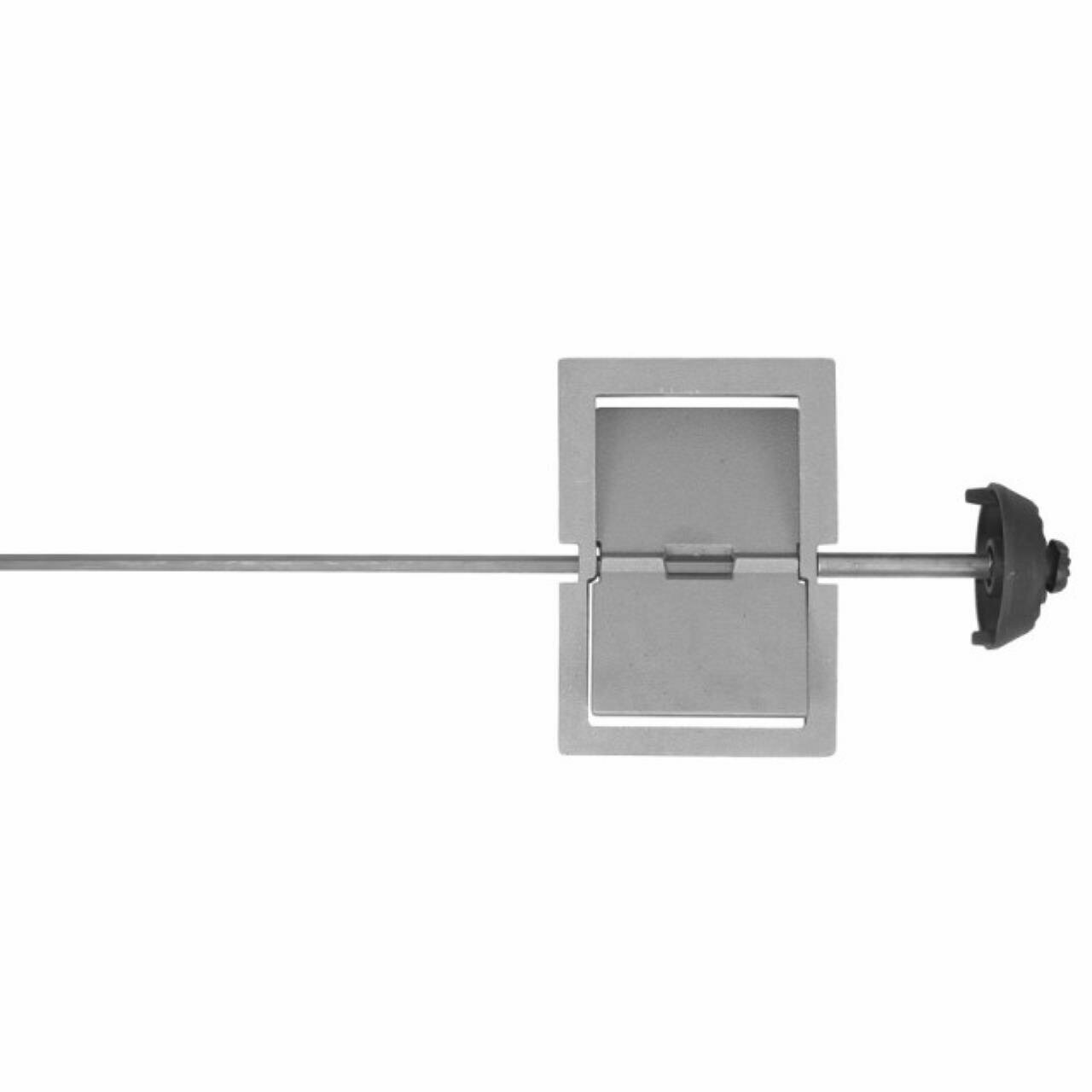 Задвижка поворотная Рубцовский литейный комплекс ЛДВ ЗВП-3, серая, чугун