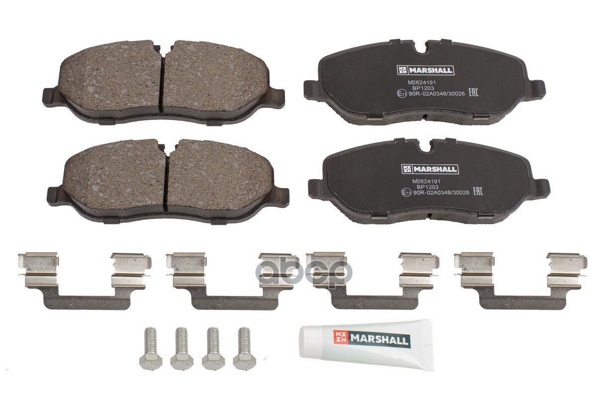 Тормозные колодки дисковые передние Land Rover Range Rover Sport I 05- (M2624191) MARSHALL арт. M2624191