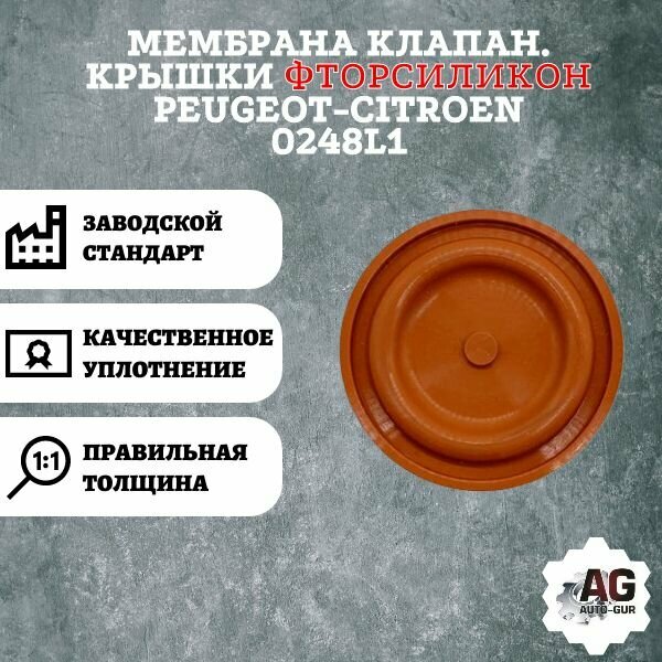 Мембрана клапан. крышки фторсиликон Peugeot-Citroen 0248l1