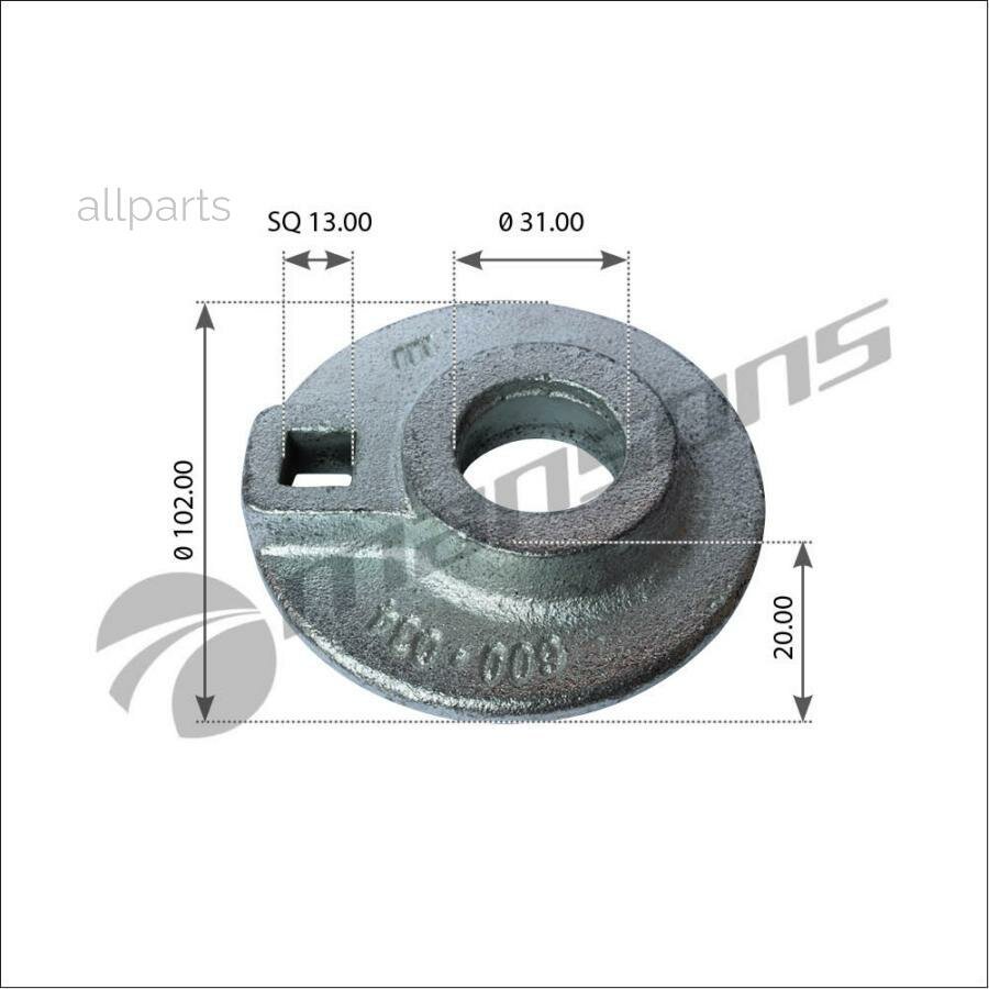 MANSONS 600034 шайба подвески !(м) 30x102x20 упорная болта балансира\ SAF