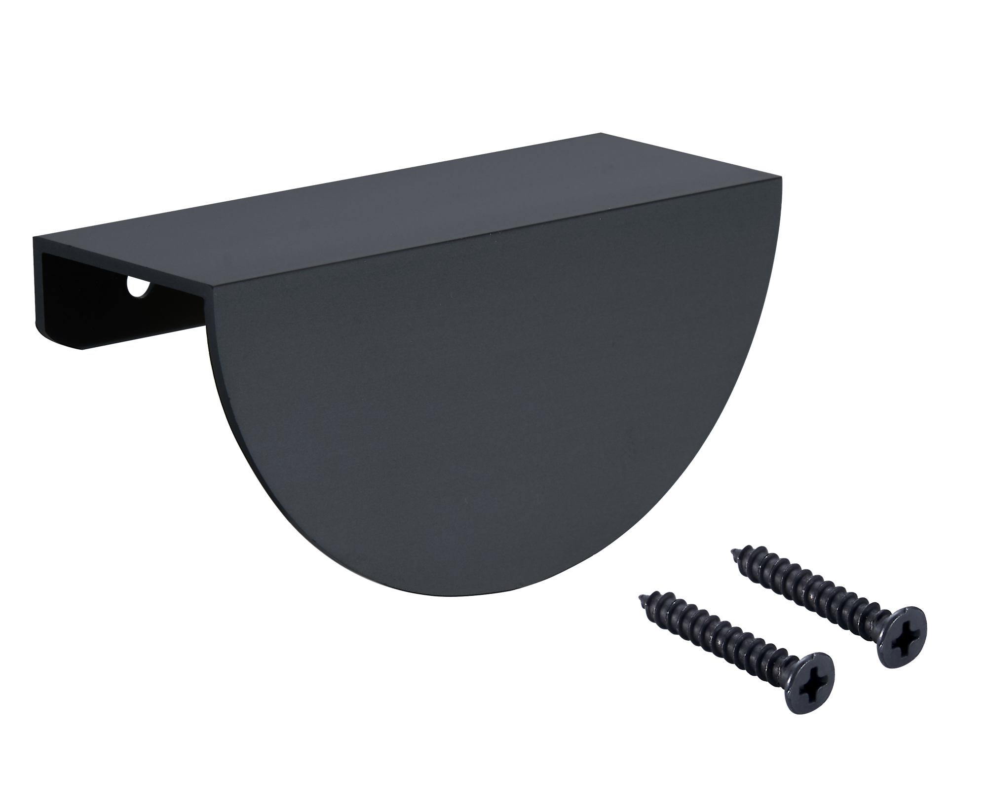 Мебельные ручки накладные 8804-64-MB 64MM | матовый черный (комплект 2 штуки)