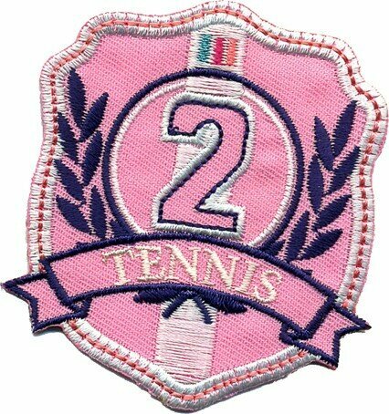 HKM 33035/1SB Термоаппликация "Tennis 2", 6.5 х 4 см