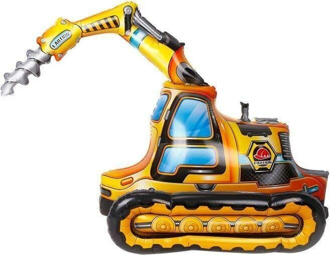 Шар 3D (40'/102 см) Фигура, Строительный бур, 1 шт. в упак.