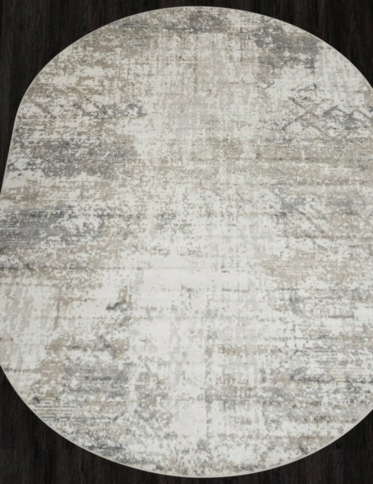 Ковер F161 - BEIGE - Овал - коллекция TORNADO (2.5 х 3.5 м)