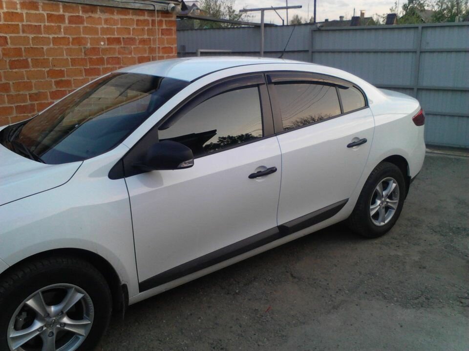 Дефлекторы окон Renault Fluence 2009 г.