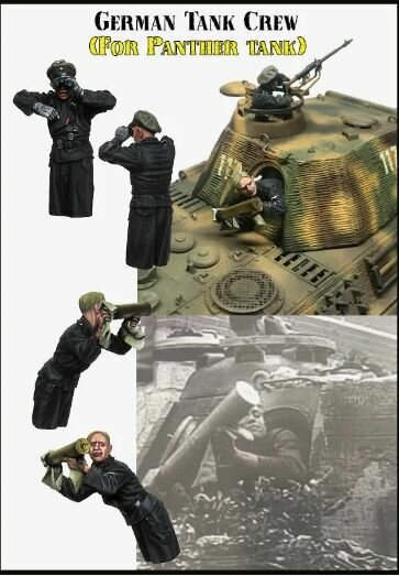 EM-35175 -German Tank Crew ( For Panther Tank ) фигура для моделирования Evolution miniatures масштаб 1/35