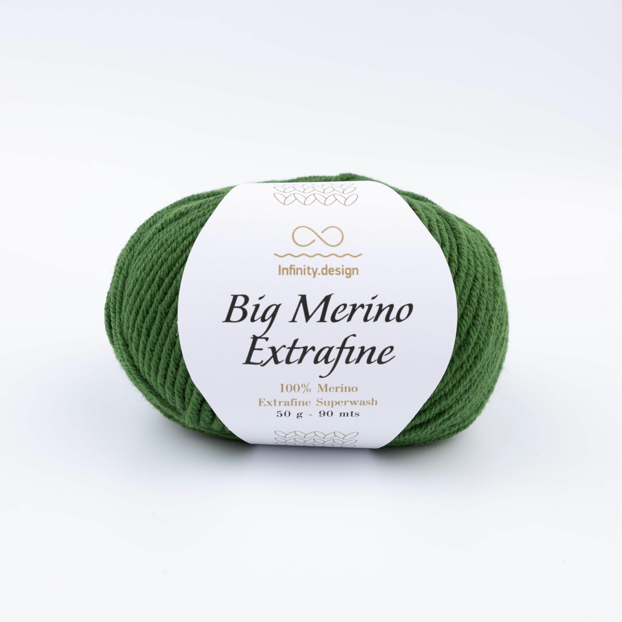 Пряжа INFINITY Big Merino Extrafine 8254 (2 мотка), 100% мериносовая шерсть, superwash, 50г, 90м