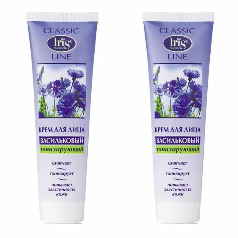 Iris cosmetic Крем для лица, Васильковый, 100 мл, 2 шт.