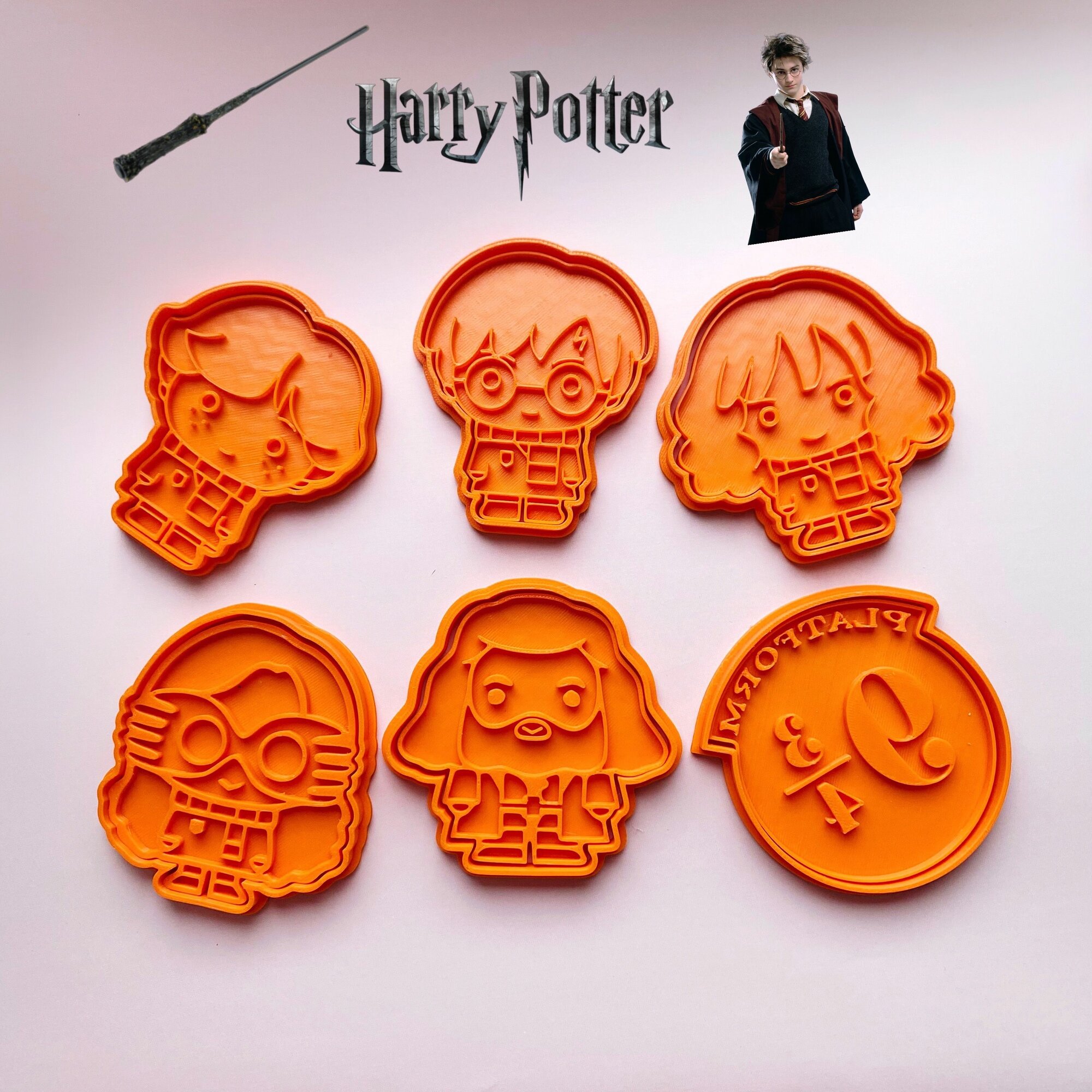 Набор форм для вырубки теста Гарри Поттер