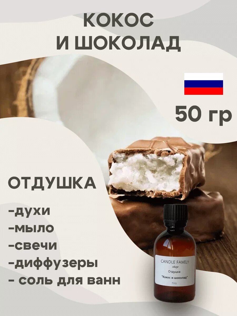 Отдушка для свечей и мыла. Ароматизатор косметический