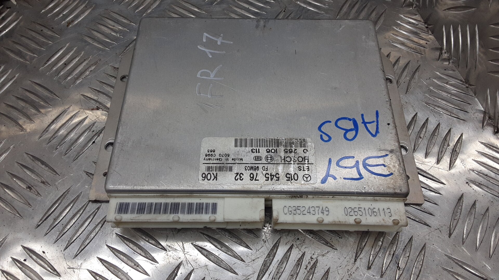 Блок управления MERCEDES BENZ E-CLASS W210, Номер A0115425117, 0031537428, 0115425117, A0031537428