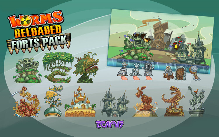 Worms Reloaded - Forts Pack (Steam; PC; Регион активации СНГ)