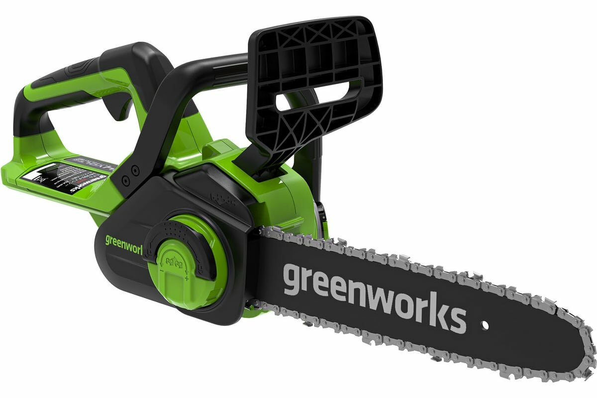 Цепная аккумуляторная пила GreenWorks G24CS25, 24V, 2007707 (без АКБ и ЗУ)