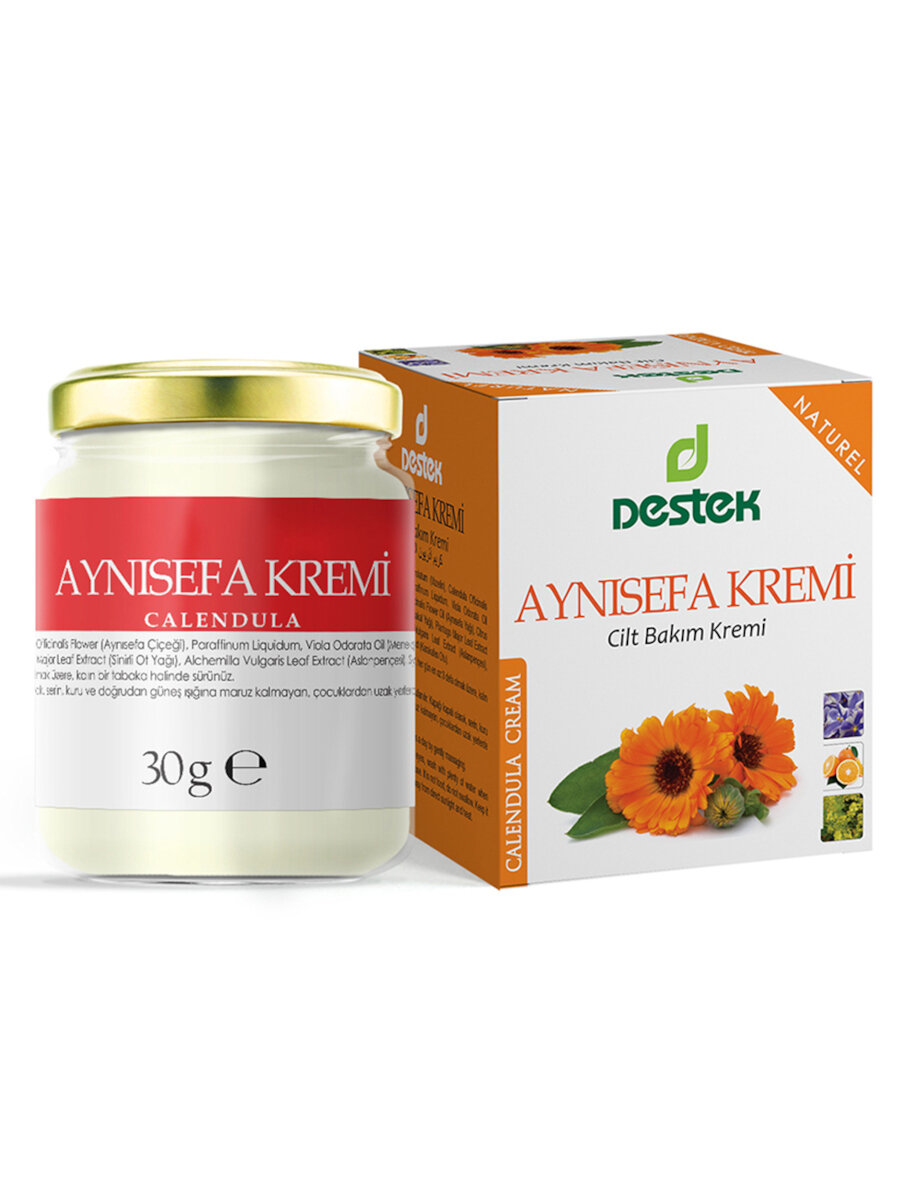 DESTEK, Крем с маслом календулы,30 для сухой кожи/локти /пятки
