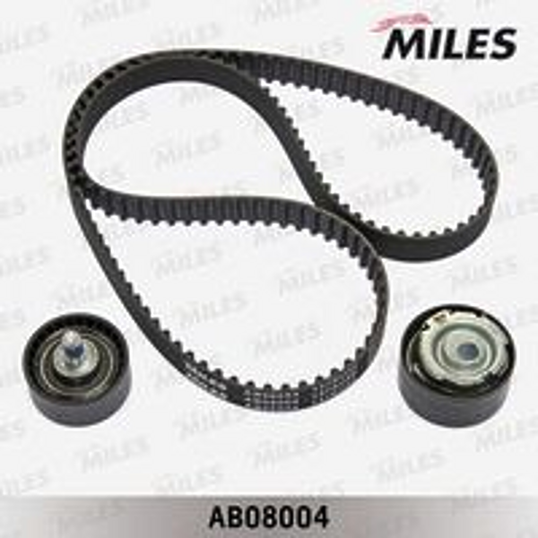 Miles AB08004 (AB08004) комплект ремня грм Lada (Лада) priora / kalina 1.4 / 1.6 16v ab08004