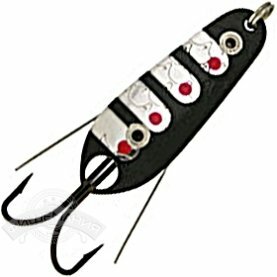 Блесна колеблющаяся Kuusamo Rasanen 50/11 (незацепляйка) BL/R/S-S