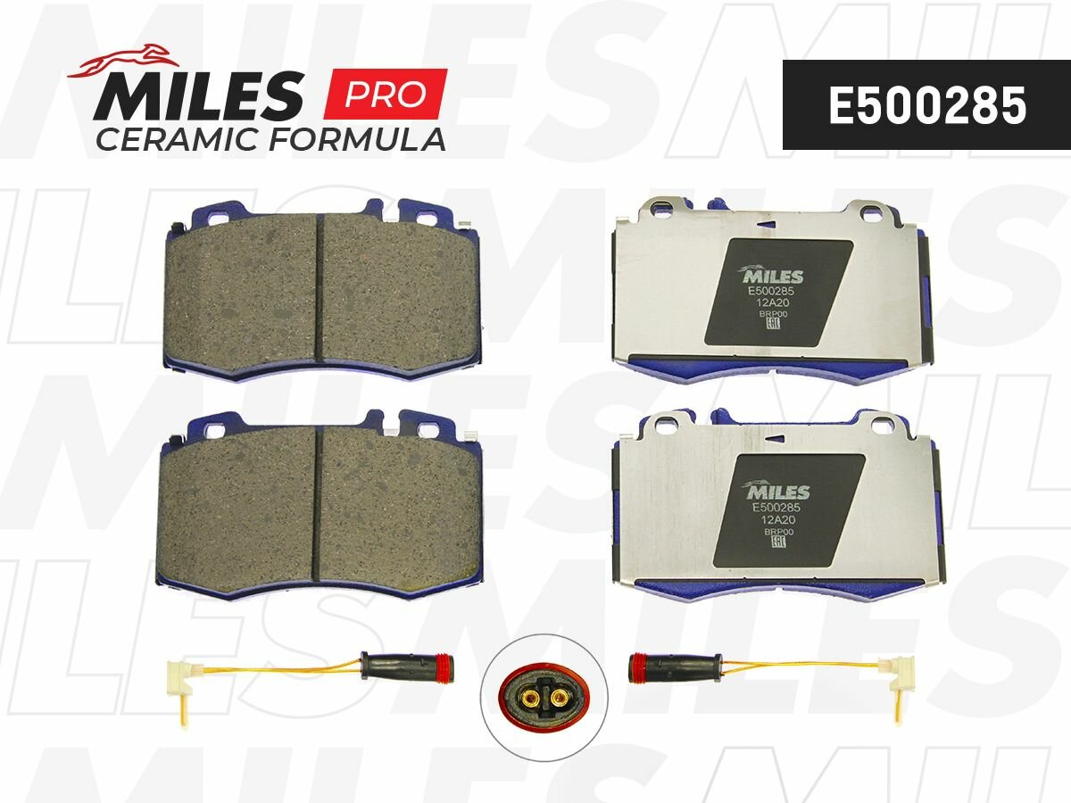 MILES Колодки тормозные передние (Смесь CERAMIC серия PRO) MERCEDES C209/W203/W211/W220/R171/R230 (TRW GDB1454) E500285