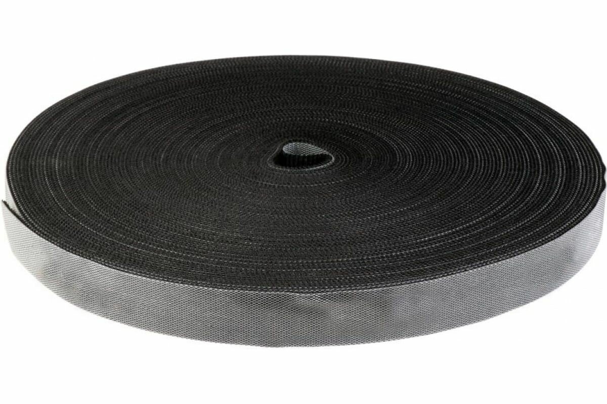 Хомут-липучка Lanmaster 30000х20 мм, нейлон 6.6, внутри помещений, черный (TWT-VCM30M-BK)