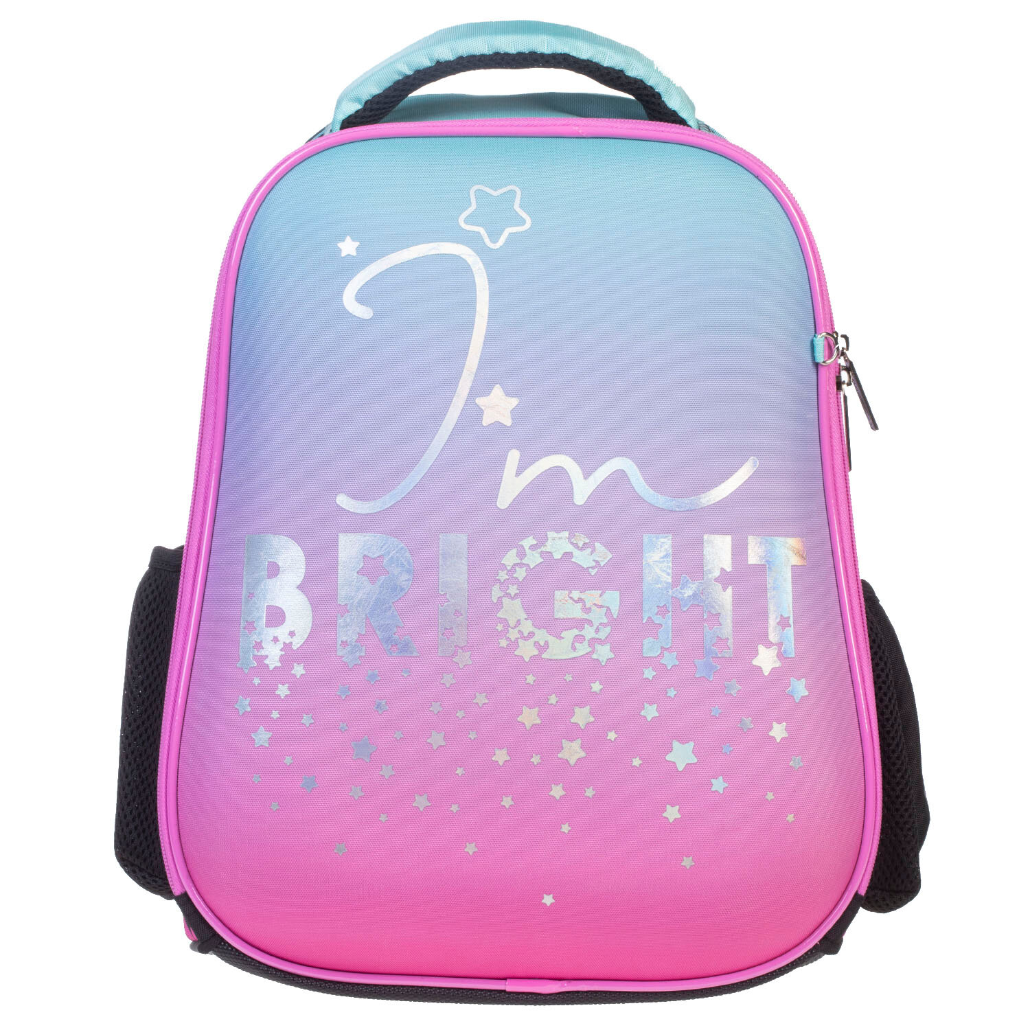 Рюкзак школьный ERGONOMIC light 1 отделение 3 кармана -Будь Ярким!- 38Х29Х16 см