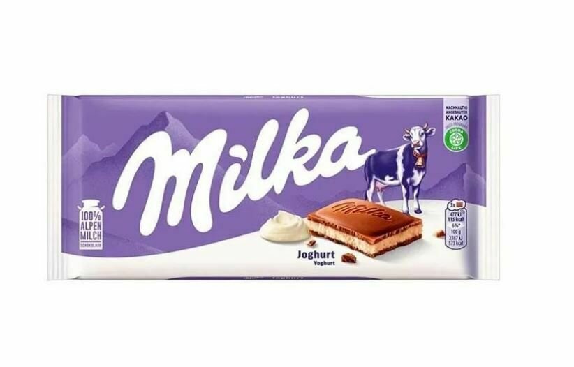 Milka Шоколад молочный Yoghurt Chocolate, 100 г