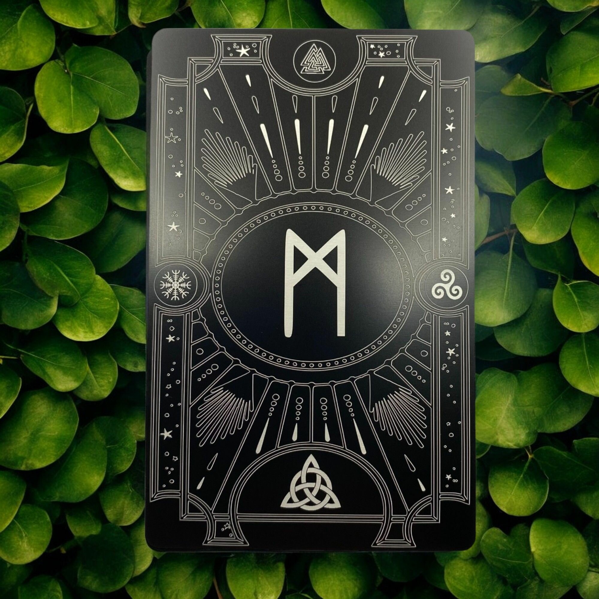 Рунический оберег, карта-талисман Манназ