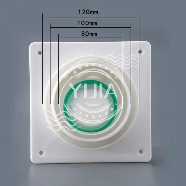 Обратный клапан для ванной, белый ABS, 80-120 мм