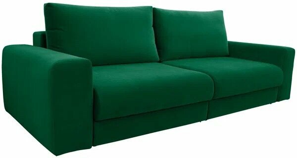 Диван MF-SOFA "Либерти", антивандальный, еврокнижка, велюр, ящик для белья