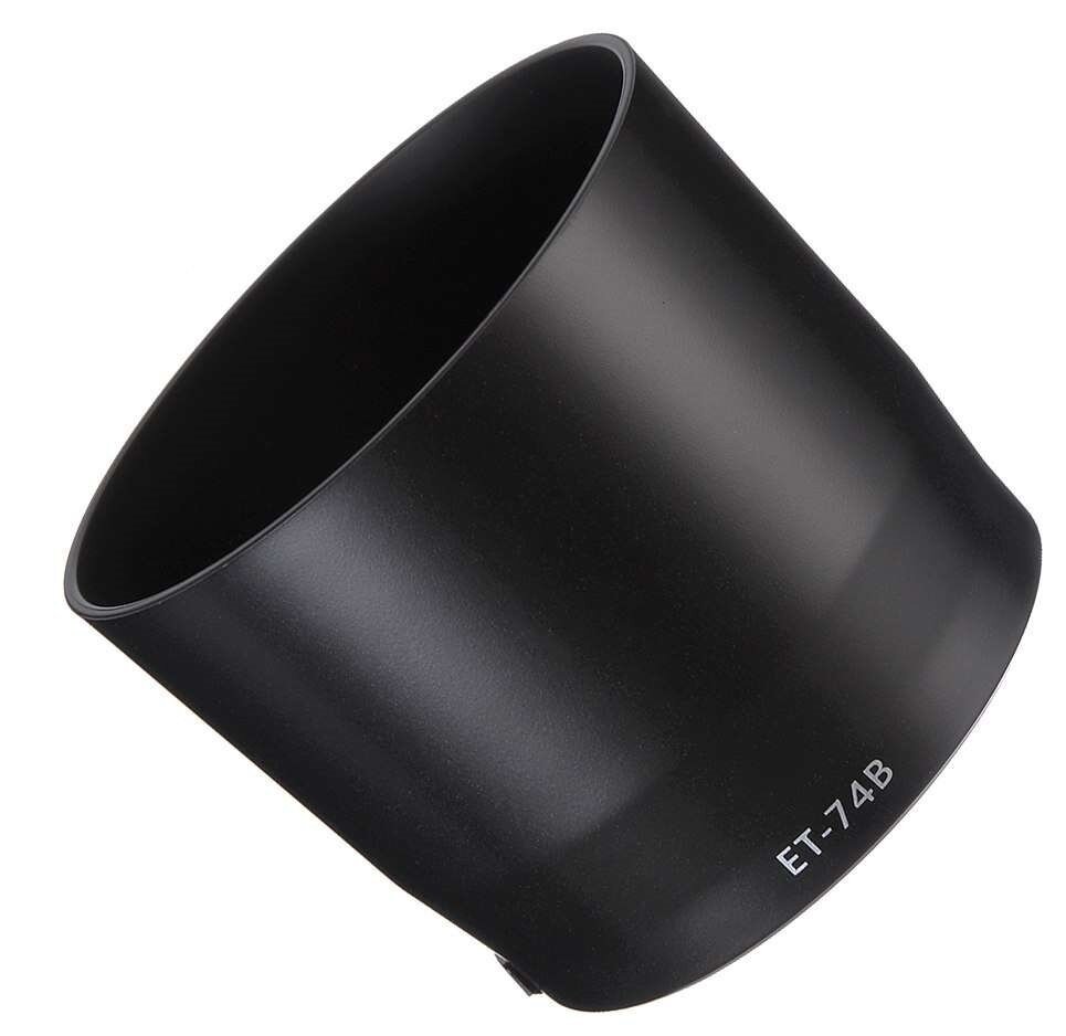 Бленда объектива ET-74B, для Canon (010), защита от бликов, черная