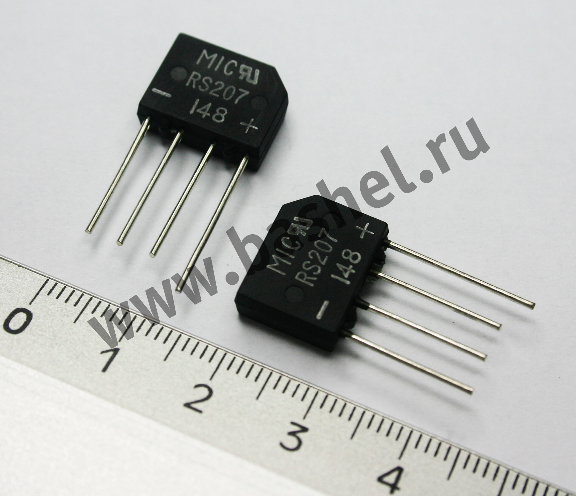 RS207 2A, 1000V, Диодный мост, RS2, GALAXY