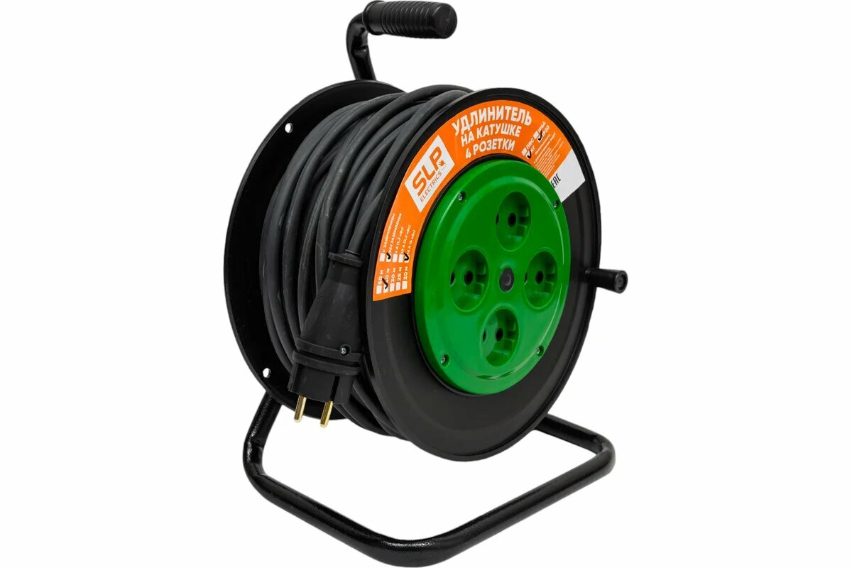 SVET Удлинитель силовой морозостойкий для сварки на катушке 40м/4роз. б/з(КГ 2x2,5), 16А УХ-16-4-40-К КГ 2x2,5 3111-20081