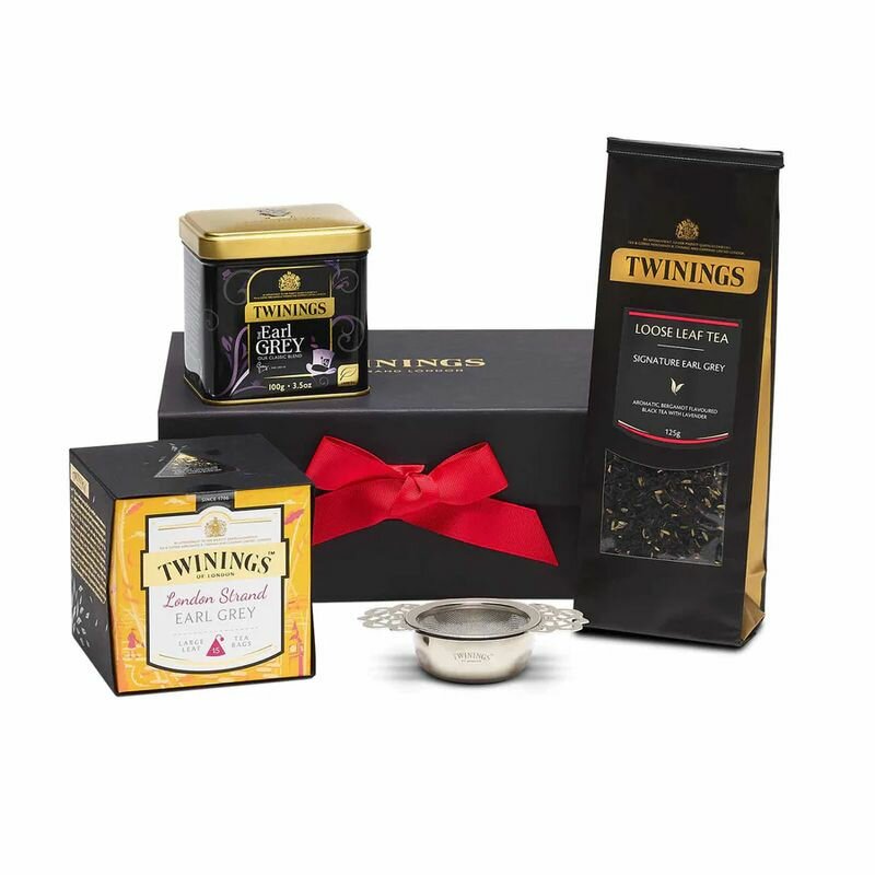 Подарочный набор Twinings Grey с листовым чаем и чаем в пакетиках, 3шт