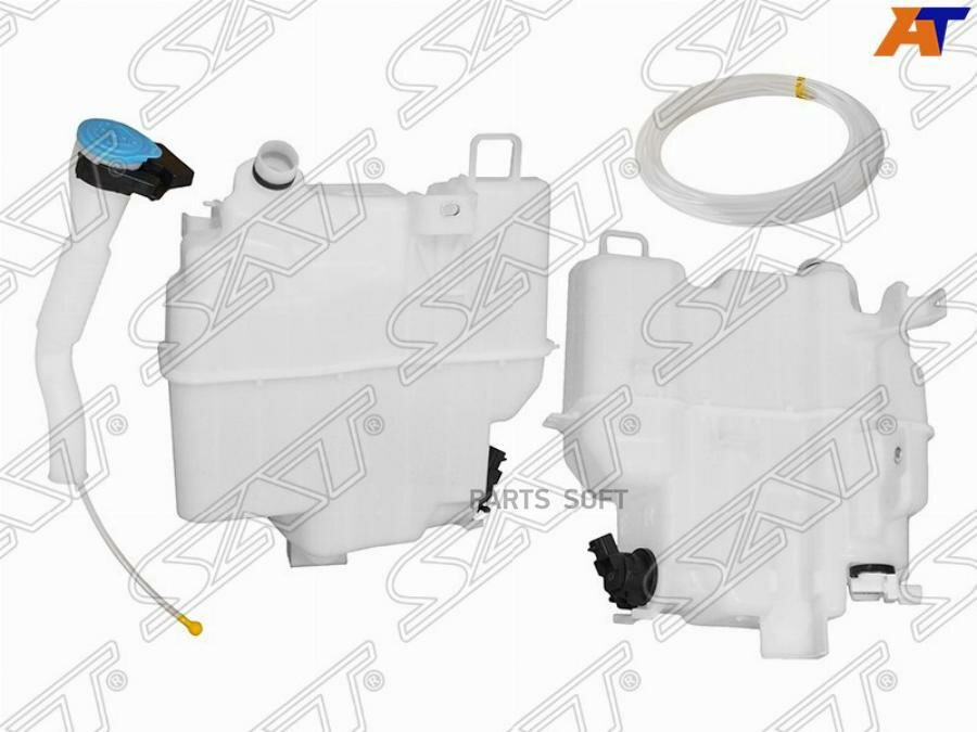 Бачок омывателя Mazda 3 13-19 / 6 12-18 (Комлектация под датчик уровня жидкости/ С горловиной/ 1 мот SAT ST-MZV9-101-A0 | цена за 1 шт