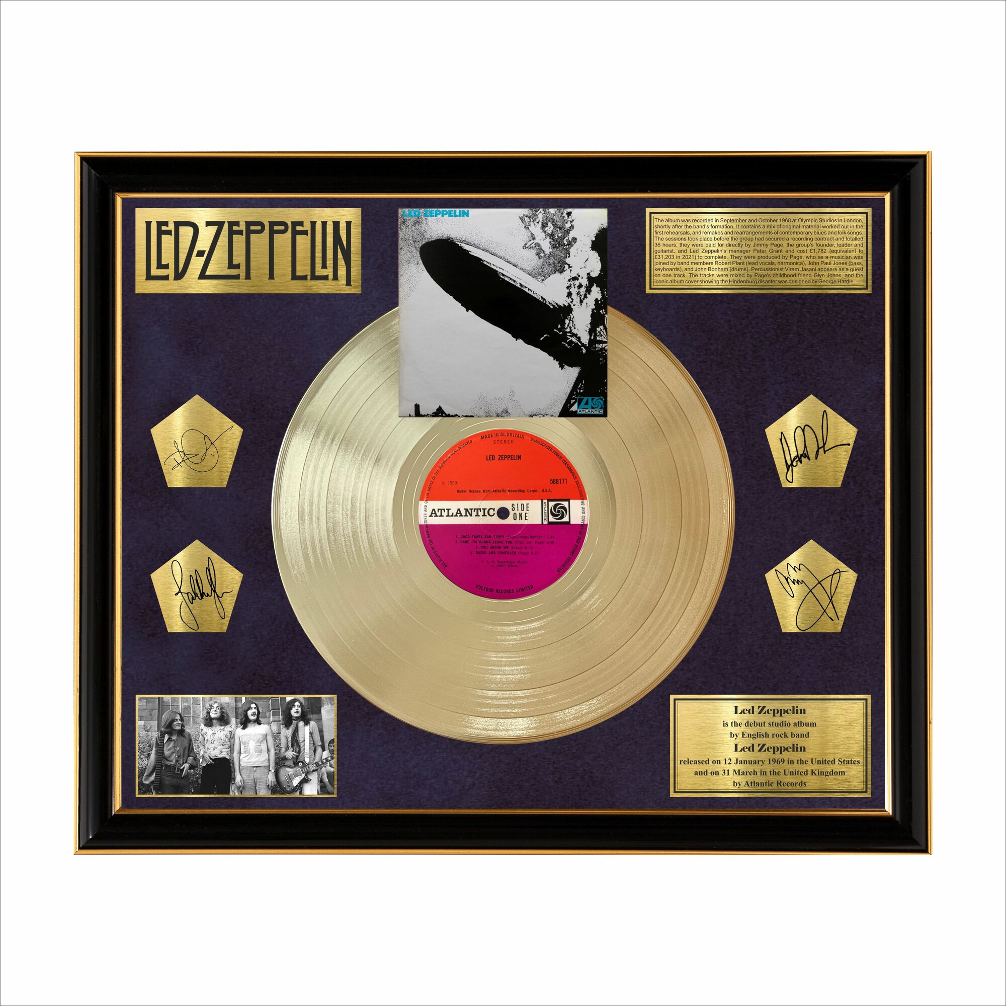 Картина в рамке Led Zeppelin
