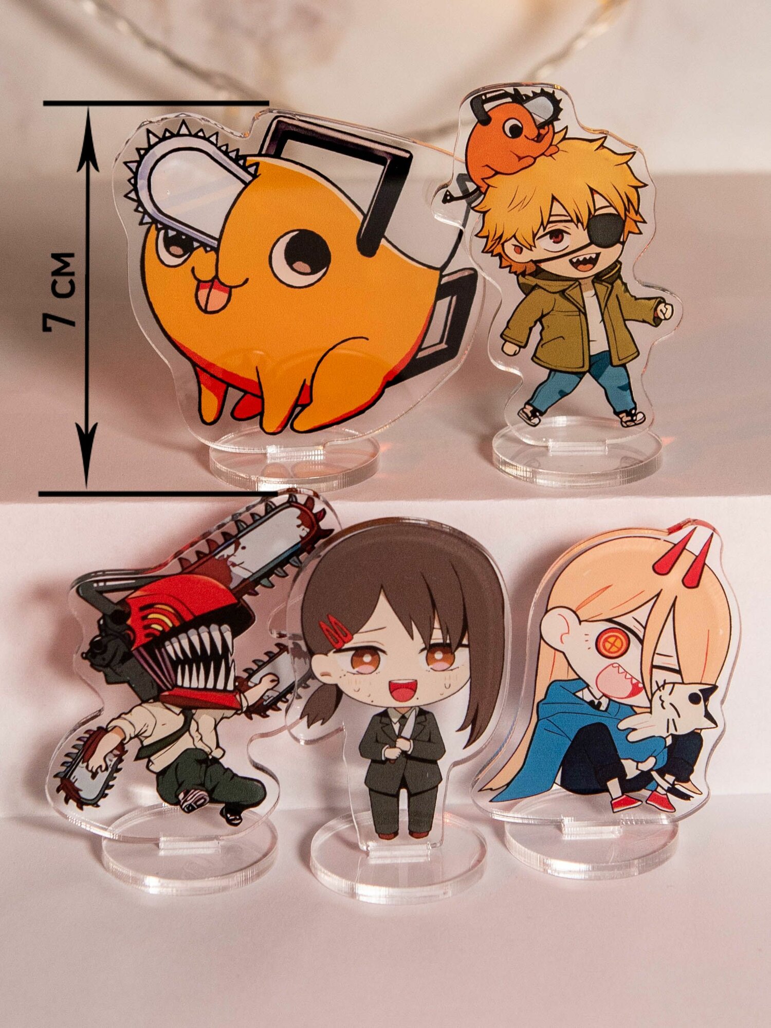 Набор аниме фигурок Человек бензопила