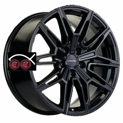 Колесный диск Khomen Wheels KHW1904 (BMW Front) 8x19 5x112.0 ET30 D66.6 черный