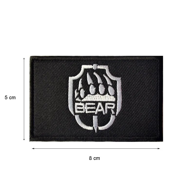 Нашивка с вышитым медведем IR Russia Escape From Tarkov USEC Черный, 2cloth