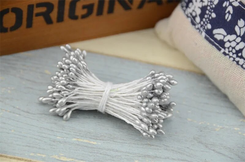 Искусственные цветы Nanairo 300 шт. Серебряный, Silver