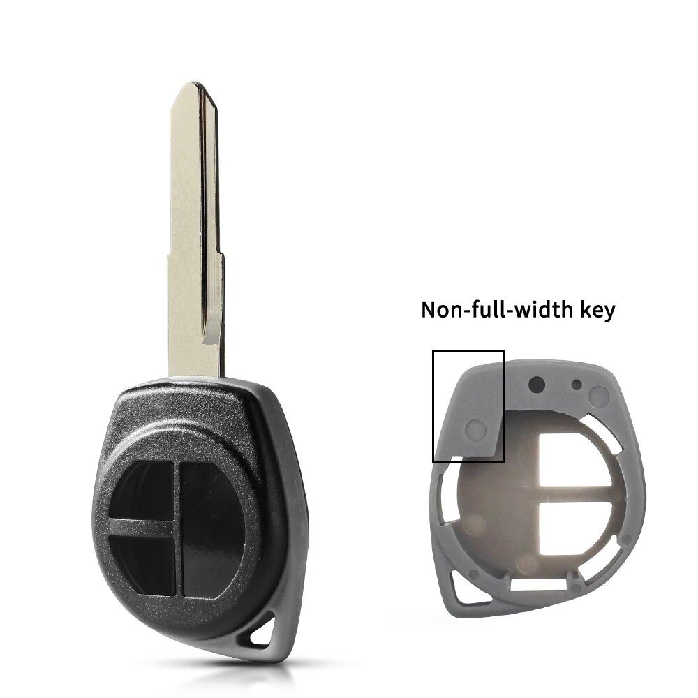 KEYYOU 2 кнопки Замена Автомобильный Брелок дистанционного управления с ключом корпус чехол для SUZUKI Grand Vitara Swift HU133R blade No Full HU133R