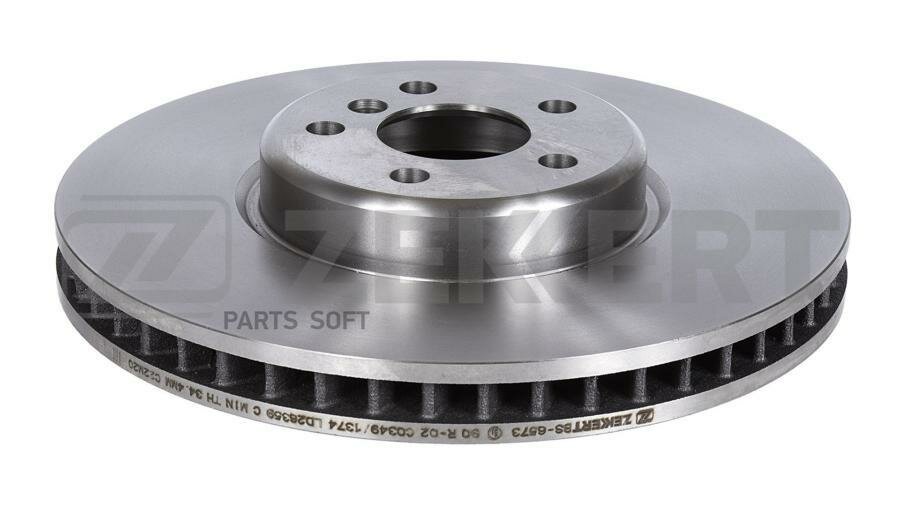 ZEKKERT BS-6573 Диск тормозной перед. лев. BMW 5 (G30 G31 F90) 16- 3 (G20/21/28/80/81) 18- X5 (G05 F95) 18- X3 ()