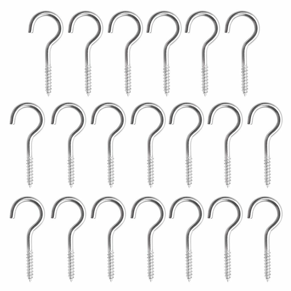 20 шт.//потолочные крючки из нержавеющей стали с винтовым ушком для наружного освещения скворечники бытовой набор крючков резьбой
