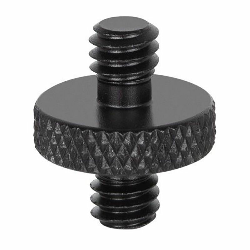 Металлический винтовой переходник с двойной головкой 1/4 дюйма на или 3/8 для штативов и креплений фотоаппаратов