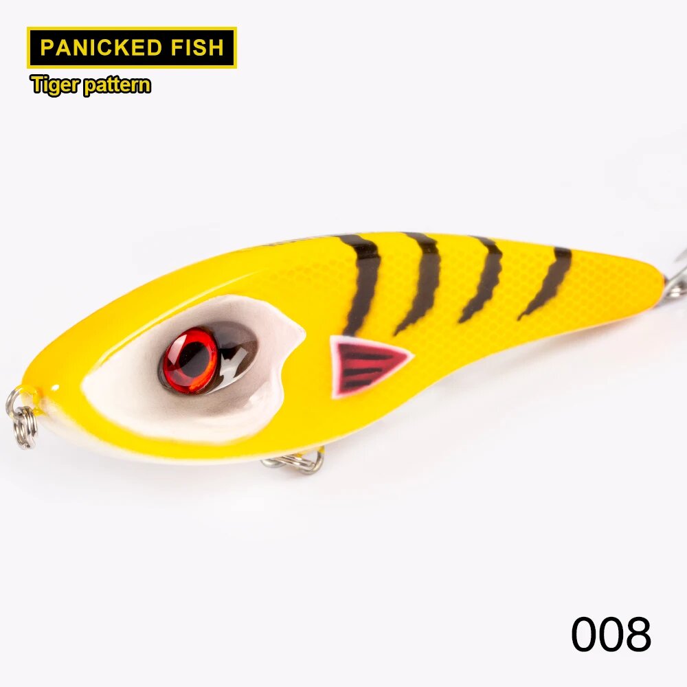 Hunt House Джеркбейт для щуки 115 мм/145 мм Желтый, 115mm 32g, 008