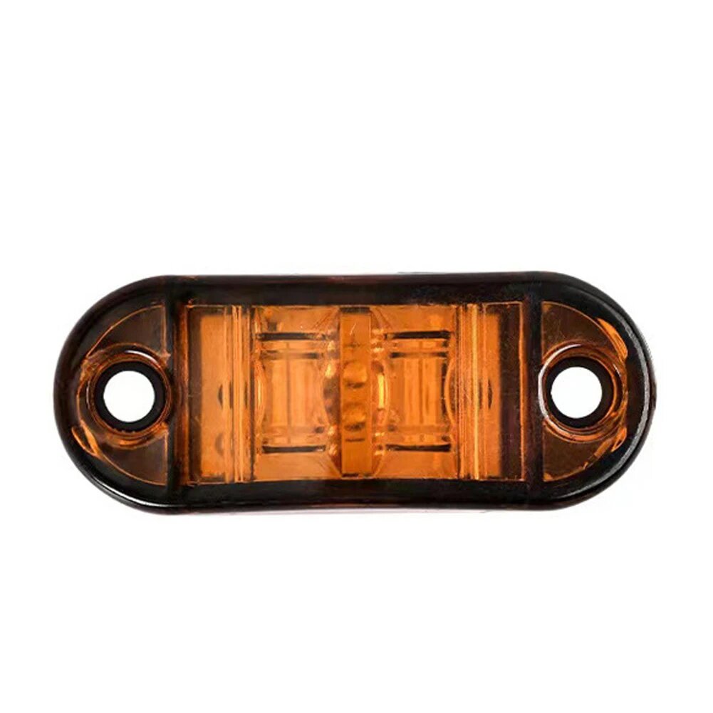 Габаритные огни для трейлера, грузовика, прицепа, прицепа, габаритные огни, боковой габаритный фонарь, красный, желтый, белый, 12-24 В Yellow