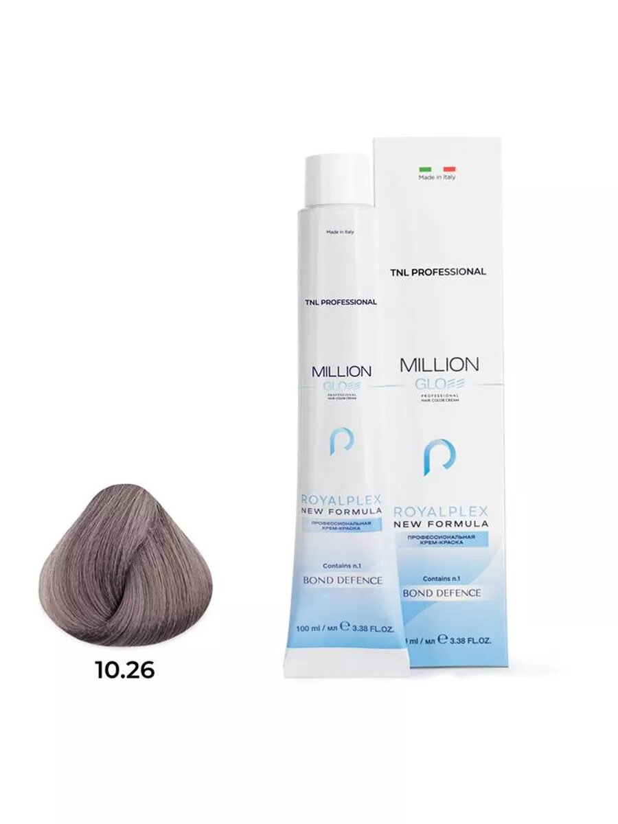 Крем-краска для волос TNL Professional Million Gloss оттенок 10.26
