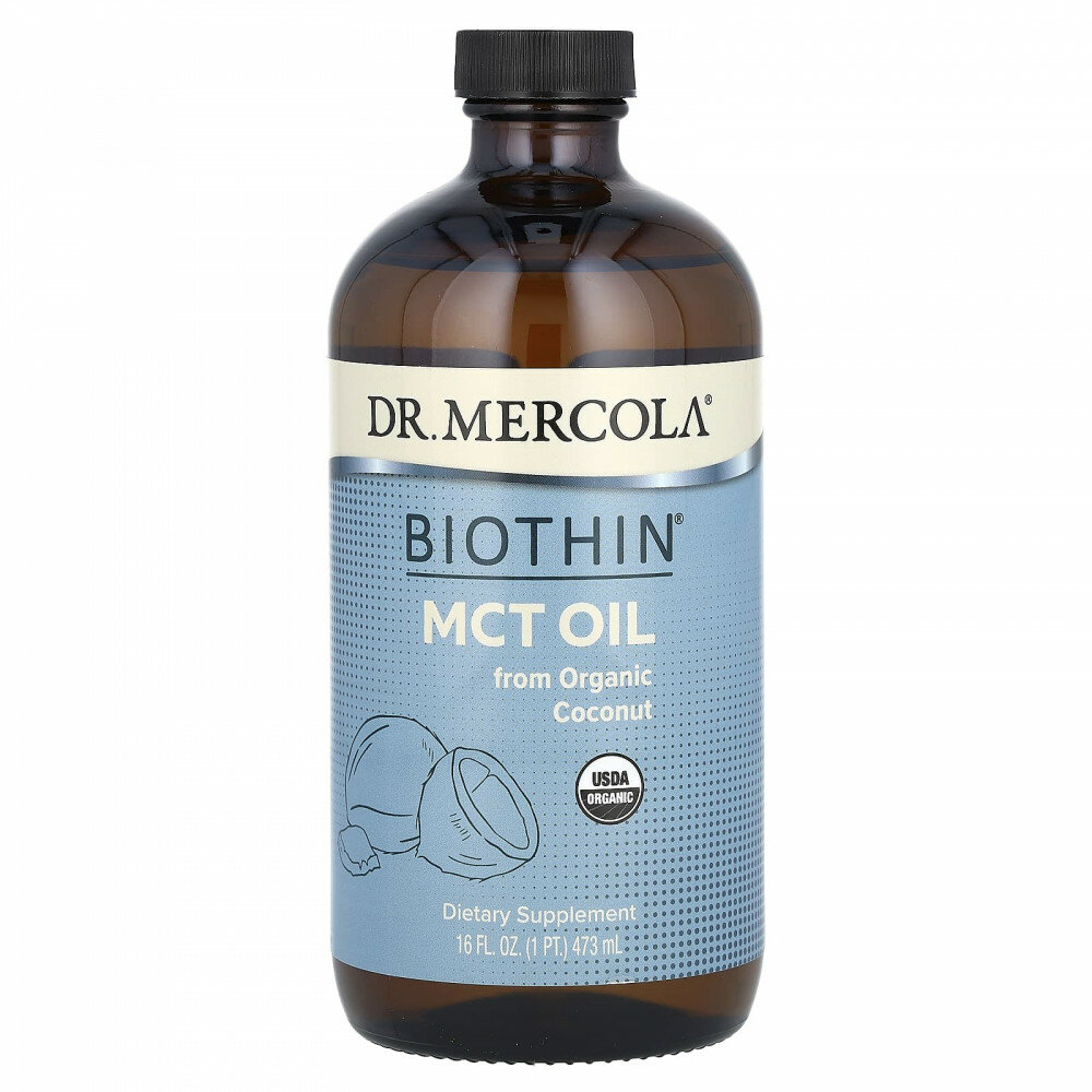 Dr. Mercola, Biothin®, масло MCT, 473 мл (16 жидк. унций)
