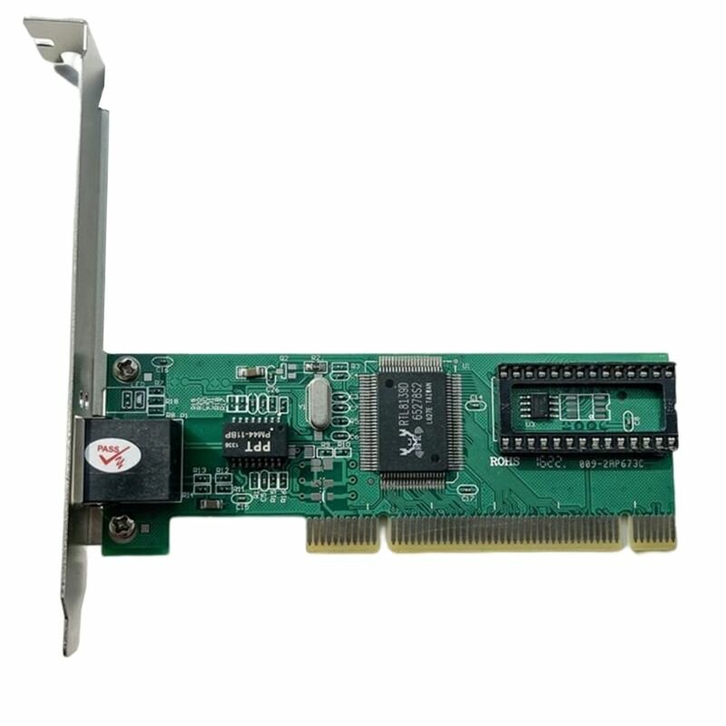 RTL8139D Сетевая карта PCI Ethernet RJ45 NIC Ethernet Lan Адаптер PCI Card поддерживает скорость 10/100 Мбит / с для ПК