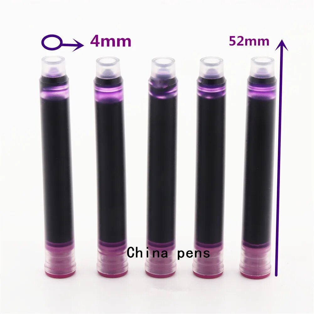 Чернильные картриджи You Ping 018 для ручек Фиолетовый, 2.6 Ink Purple